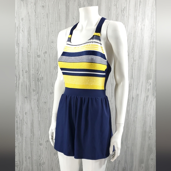 Swim | Modest Swim Lvl Vintage Bathingsuit Jogkini One Piece Swimsuit ...